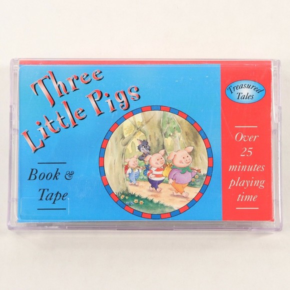 Media | Treasured Tales The Three Little Pigs Childrens Cassette Tape ...